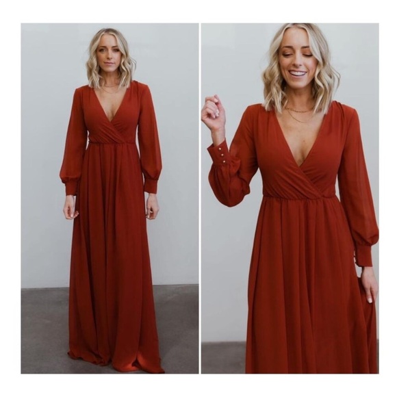 Baltic Born | Dresses | Baltic Born Lydia Maxi Dress In Nutmeg Style ...